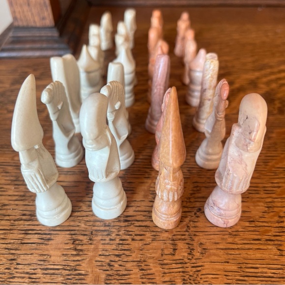 soapstone chess | Games | Kisii Stone Kenya Soapstone Chess Set African ...